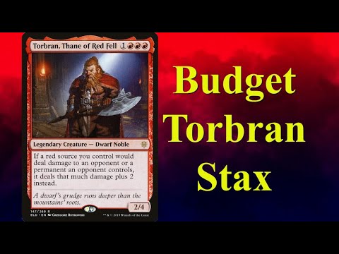 Let's Build a $75 Budget Torbran Stax Commander Deck!