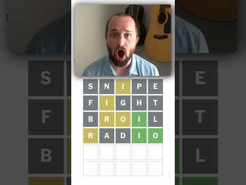 CRAZIEST Wordle Ever!? 6-19-25 #wordle #puzzle #wordgames #games #fyp #shorts #wordpuzzlegame