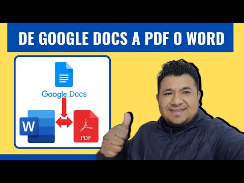 GOOGLE DOCS UNA ALTERNATIVA AL WOR | COMO DESCARGAR UN DOCUMENTO DE GOOGLE DOCS A WORD O PDF