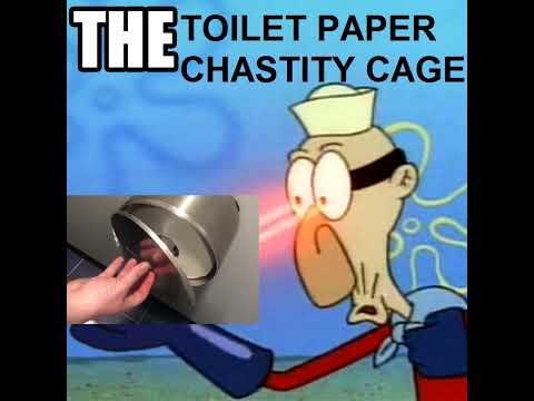 THE TOILET PAPER CHASTITY CAGE #shorts