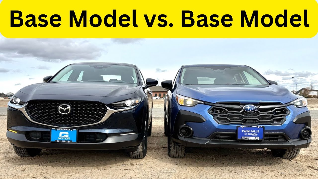 2025 Mazda CX-30 vs. 2025 Subaru Crosstrek | Side-by-Side Comparison Review.
