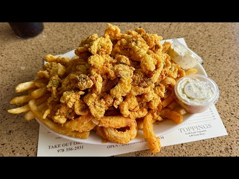 The REAL Best Fried Clams in the Boston Area! Choate Bridge Pub Review!!