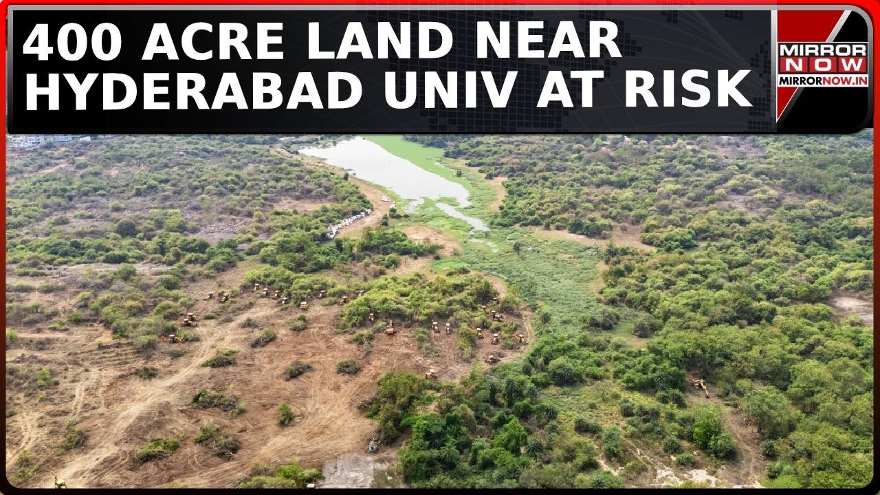 Hyderabad Univ Land Row: Telangana HC Stays Bulldozer Action | Student Protest, Boycott Classes
