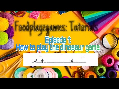 How to play the dinosaur game on iPad!