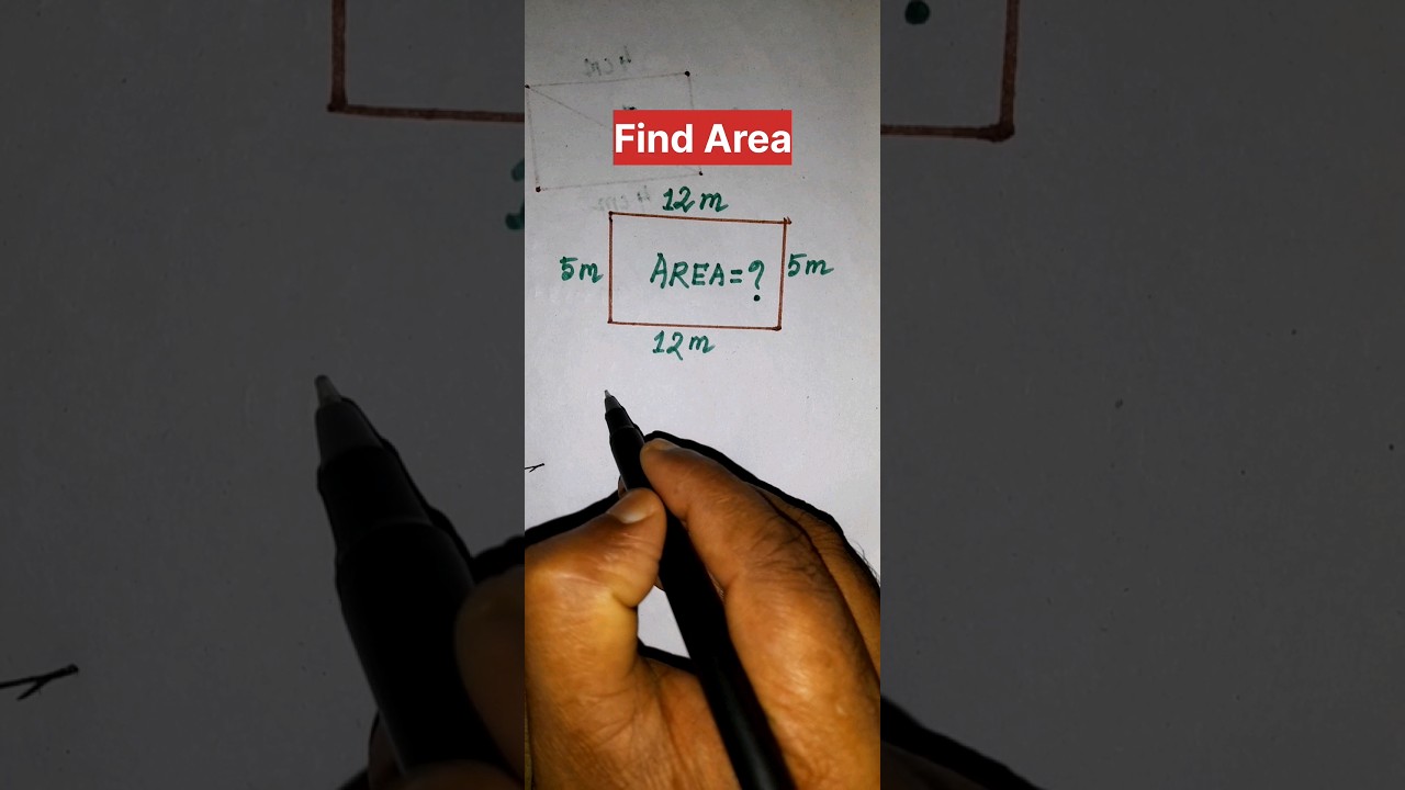 Find the area of rectangle#math #shortfeed #viral