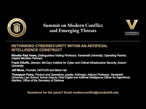 Panel: Rethinking Cybersecurity Within an Artificial Intelligence Construct