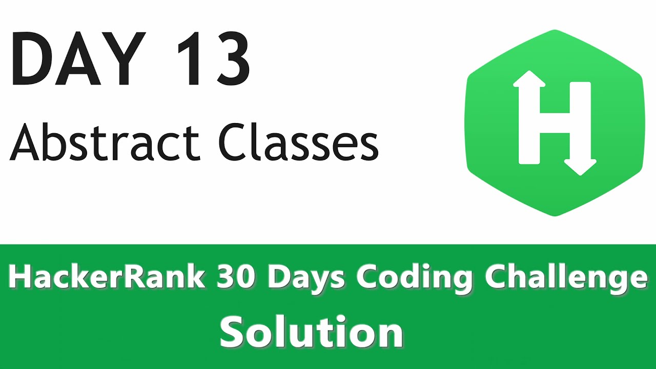 Day 13  - Abstract Classes Explained with Python Implementation