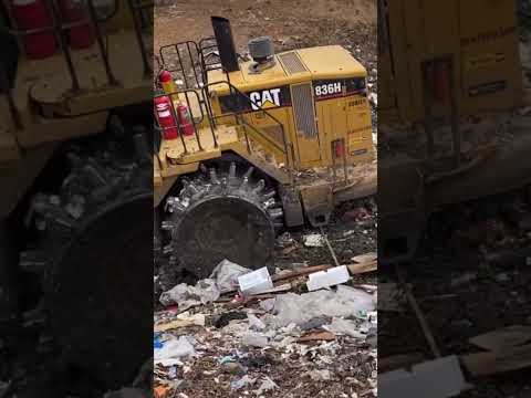 Caterpillar 836H #caterpillar #machine #industrial #work #reels #shorts #viral #subscribe #like