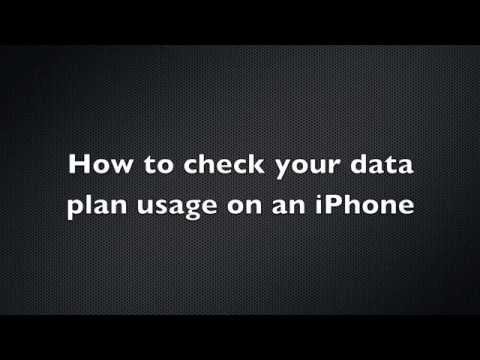 How to check your data plan usage on an iPhone