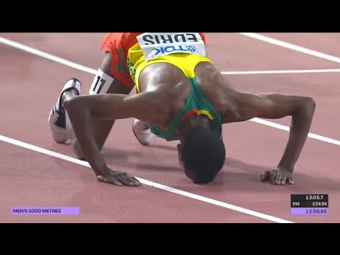 Men's 10000 m Final, Ethiopia's Selemon Barega won, in 2021 Tokyo Olympics ,m-tec,show.