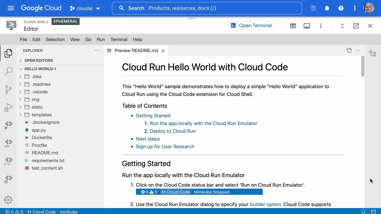 Prototype & Deploy Cloud Containers with Google Cloud Run