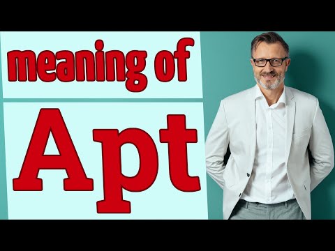 Apt | Definition of apt
