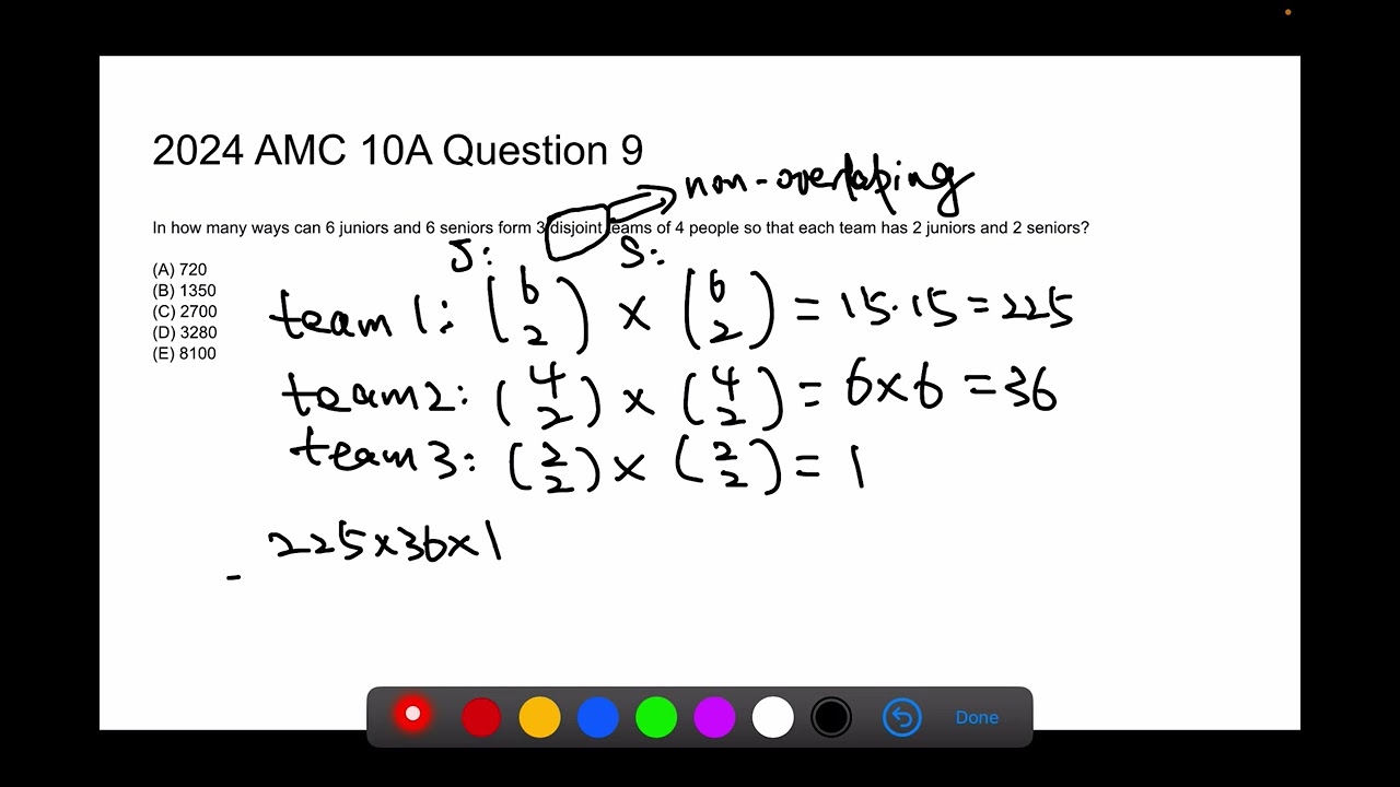2024 AMC 10A problem 9 solution