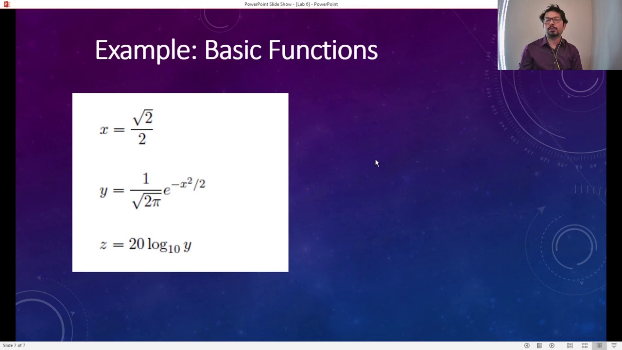 How to evaluate different function using MATLAB    use of exponential and logarithm base 10 function