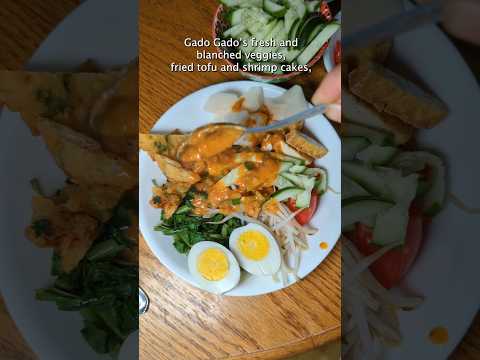 🥗Gado Gado - Indonesian Salad with Peanut Dressing🍤