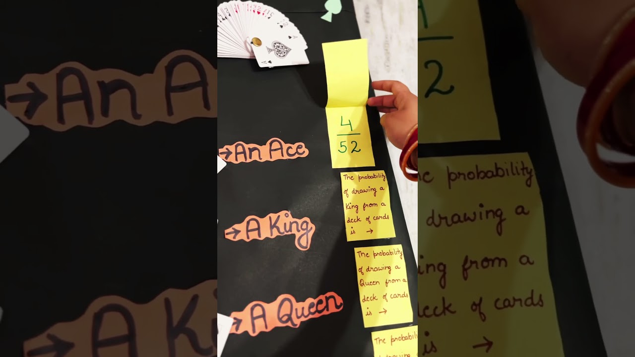 Maths working model | Working model on Probability | maths project #maths #shorts