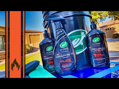 Turtle Wax Hybrid Solutions Pro Graphene Flex Wax - Full Discussion, Application & Hydrophobic Test