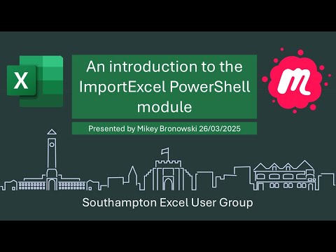 Mikey Bronowski - An introduction to the ImportExcel PowerShell module