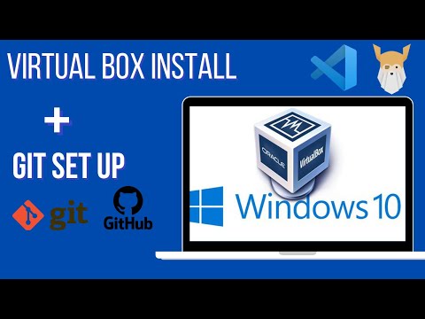 Virtual Box Install for Beginners + git + GitHub tutorial
