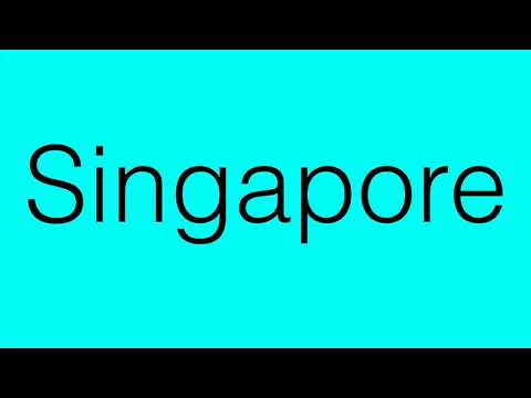Singapore How To Pronounce Singapore In English