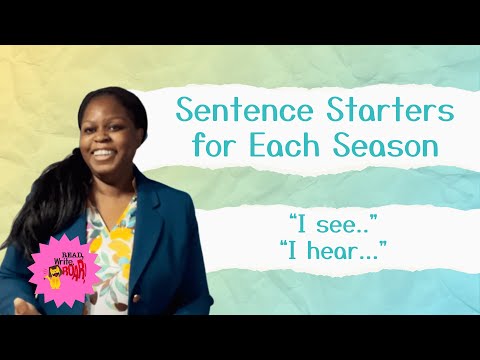 Sentence Prompts for Kids: Write about the Seasons | Read, Write, ROAR!