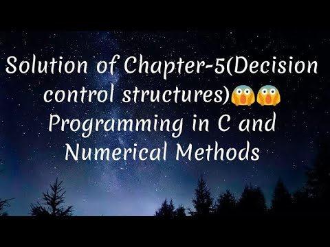 Solution of Chapter-5(Programming in C and Numerical Methods)????????