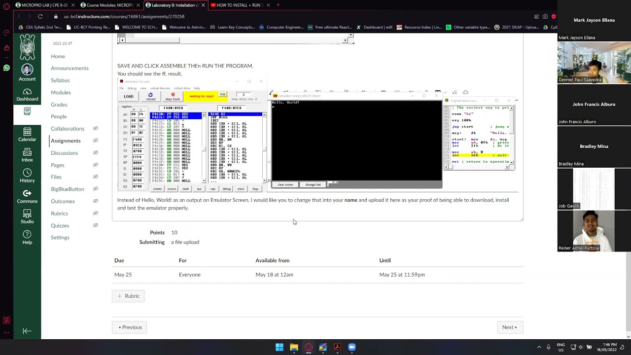 EMU8086 - Assembler and Microprocessor Emulator