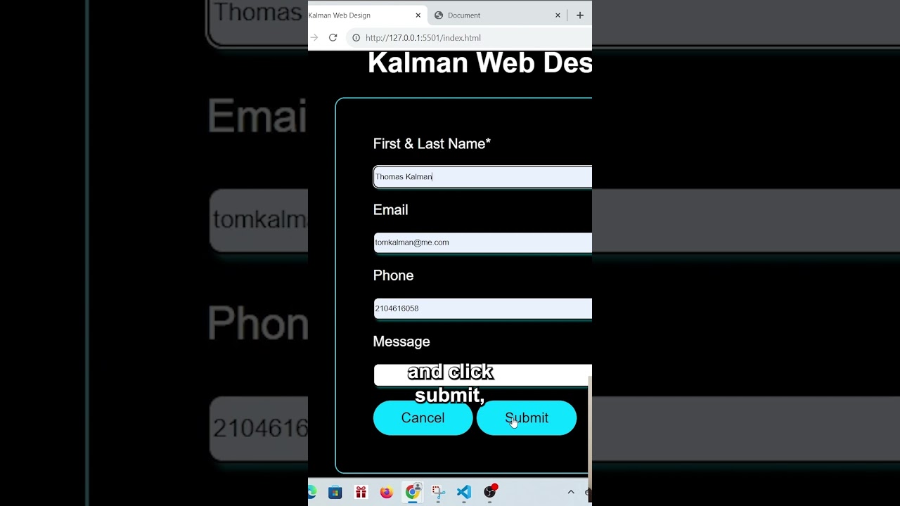 Solve 'This Page Isn't Working' Error | Form Submission Error Explained #html #htmltutorial #htmlcss