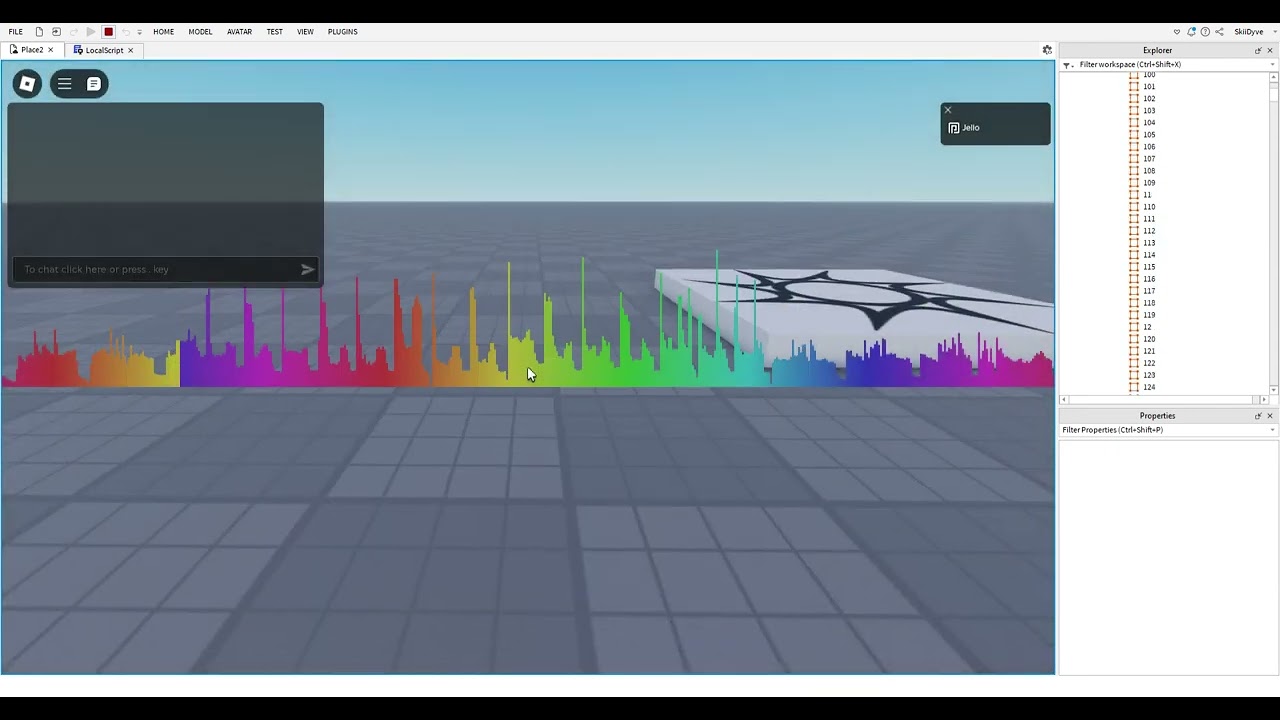 random visualizer test