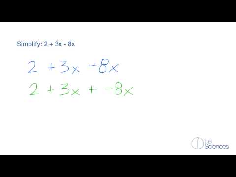 Use the subtraction definition to simplify algebraic expressions #9