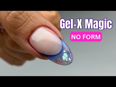 Gel-X Nail Extensions | Easy French Smile Line with PolyGel – No Forms Needed!