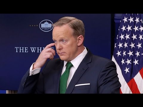 Sean "With A Straight Face" Spicer Blames BRITS For Trump's Wiretapping Claims
