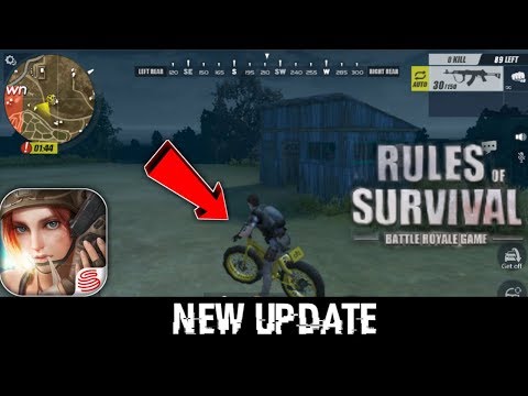 NEW UPDATE - NEW WEAPONS, BICYCLE,WEATHER & MORE | RULES OF SURVIVAL