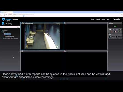 Security Center Web Client – Access control walk-through