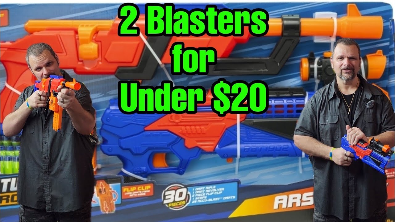 Adventure Force Arsenal X Blasters: The Good, The Bad, and The Ugly
