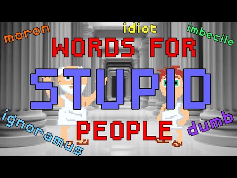 Words For Stupid People