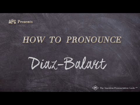 How to Pronounce Diaz-Balart (Real Life Examples!)