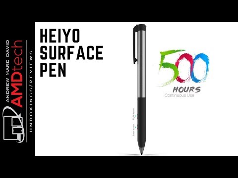 The Rechargeable Surface Pen: 500 hrs battery & 4096 Pressure Sensitivity