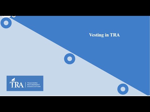 New members : Teachers Retirement Association (TRA)