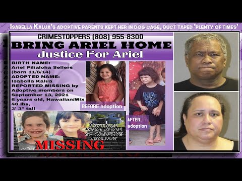 🔂 Missing Hawaii 6yo girl was "Caged & Duct Taped, Not Breathing" 🔒 Foster parents arrested