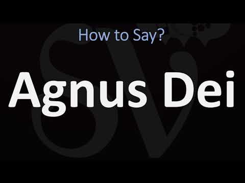 How to Pronounce Agnus Dei? | Latin Pronunciation