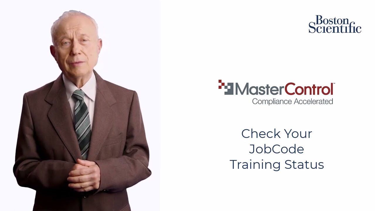 MasterControl - Viewing Your Training Status