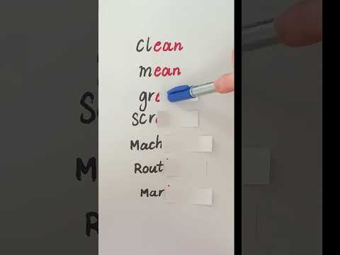 #shorts ENGLISH Pronunciation | Words ending in 'ean, een, ine'
