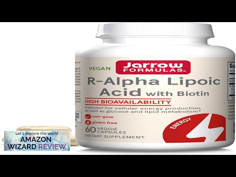 Jarrow Formulas R-Alpha Lipoic Acid 100 mg With Biotin Dietary Supplement Review