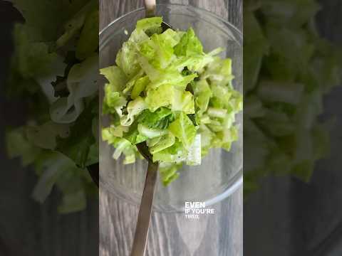 Easy Lettuce Salad 💥🥬 #shorts