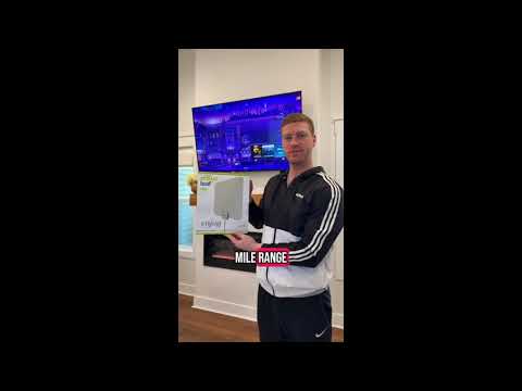 Mohu Leaf Indoor TV Antenna Unboxing and Installation