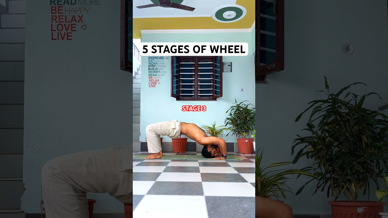 5 Stages to MASTER THE WHEEL POSE | From Beginner to Advanced Backbend 😀