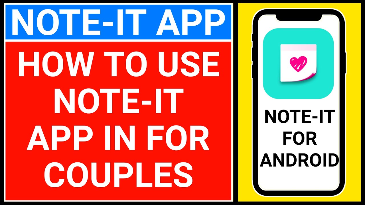 how to use noteit app for couples Android |noteit app widget android