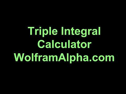 Three online double integral & triple integral calculators