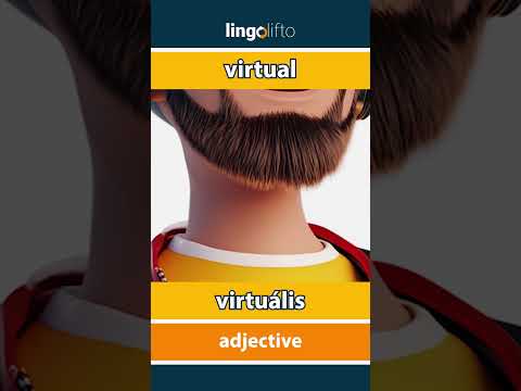 🇬🇧🇭🇺 virtual - virtuális : learn English : tanuljunk angolul : vocabulary builder